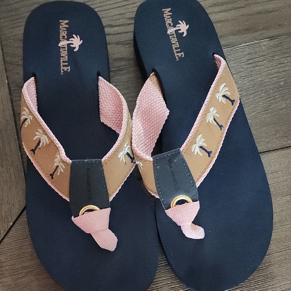 Margaritaville | Shoes | Margaritaville Palm Tree Sandal Flips | Poshmark